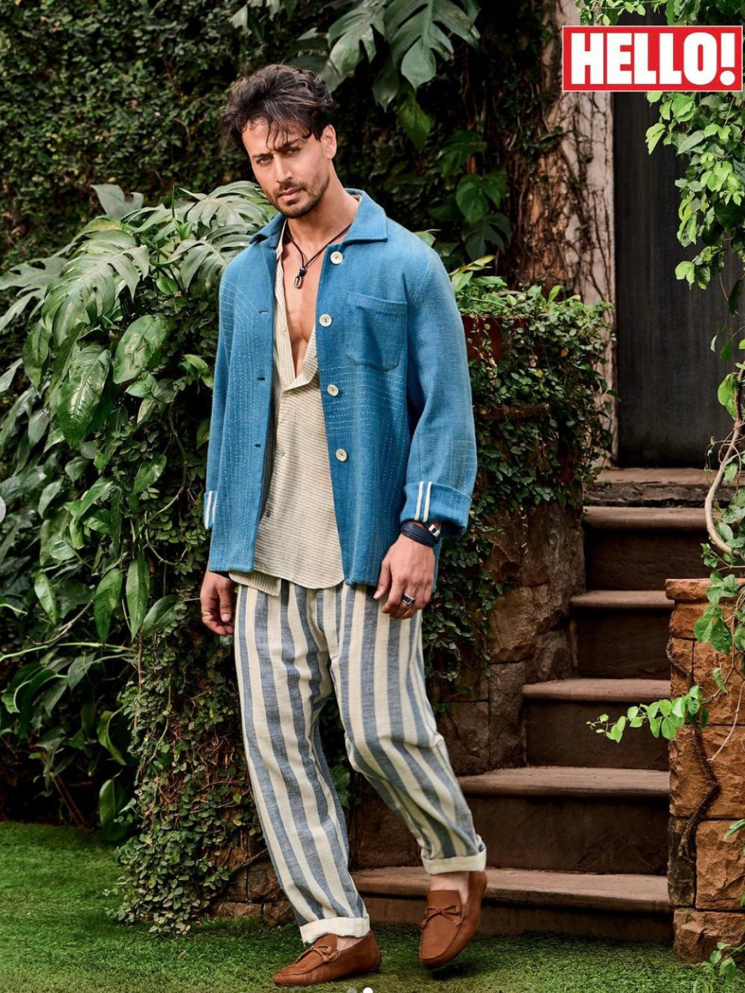SPOTTED ON TIGER SHROFF FOR HELLO MAGAZINE: OCEAN WRAP BRACELET – FOReT